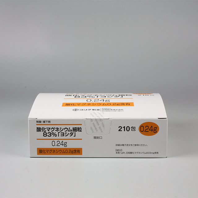 酸化マグネシウム細粒83％「ヨシダ」/0.24g×210包｜製品情報｜吉田製薬株式会社